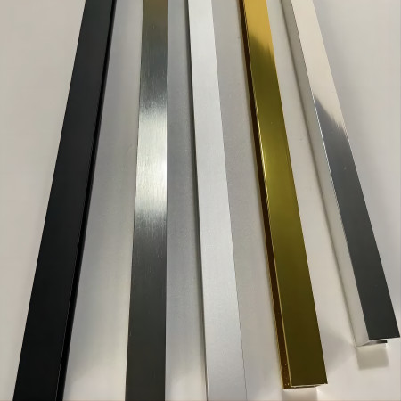 10mm Aluminium U Channel Brushed Gold Aluminium U Profile Untuk Dinding ...